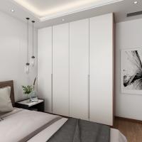 China YALIG Colorful Lacquer Room Cabinet Wooden Panel Built-in Wardrobe for Home Furniture for sale