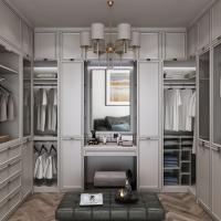 China Modern Bedroom Furniture Wooden Wardrobe Closet with Sliding Mirror and NO Folded Style for sale