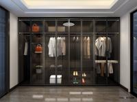 China Customized PANEL Wood Style Bedroom Storage Organizer Clothes Walk in Closet Cabinet for sale