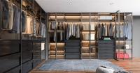 China Customized Modern Bedroom Wooden Walk in Closet Wardrobe Closets Systems Furniture for sale