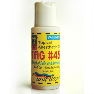 China High Qaulity During Tattoo Anaesthetic CreamTAG#45 Anesthetic Gel No Pain Gel Manufacturer for sale