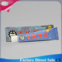China Blue TKTX20% Pain Stop Numb Anesthetic Cream For Body Piercing Micro Needle for sale