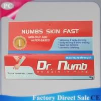 China 10g Dr Numb Topical Anesthetic Cream Pain Killer For Permanent Makeup for sale