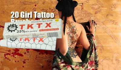 China White TKTX35% Permanent Makeup Tattoo Pain Relief Cream Anesthetic Numb Pain Killer 10g Cream for sale