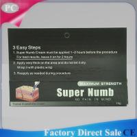 China 10g Super Numb Pain Killer Numb Skin Fast Cream Pain Stop Anaesthetic Cream for sale