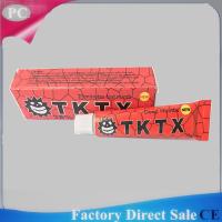 China Micro Needle Tattoo Pain Relief Cream 10g Red TKTX38% Anesthetic Numb Painless Cream for sale