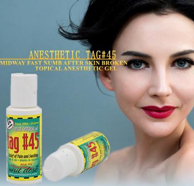 China Top Sale TAG#45 Anaesthetic Numb Product Painless Pain Relief Pain Stop Pain Killer For During Tattoo Permanent Makeup for sale