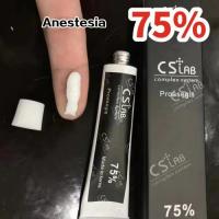 China Factory Numb Cream Cslab 75% Best Most Strong Pain Stop Cream Numb Skin Fast Cream for Permanent Makeup Use & Tattoo for sale
