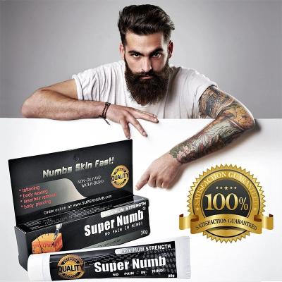 China Super numb Tattoo Pain Relief Cream Permanent Makeup Anesthetic Numb Painless Cream for sale