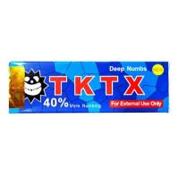 China 40% Blue Tktx Numbing Cream Numb Pain Killer Cream Anaesthetic For Tattoo Permanent Makeup for sale