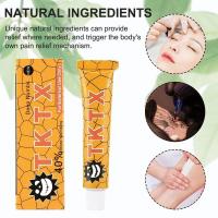 China 40% Yellow Tktx Numb Cream Anesthetic Skin Fast No Pain Cream For Permanent Makeup for sale