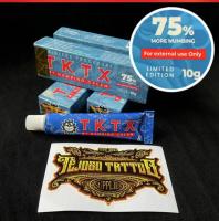 China 10g  New Tktx 75% Anesthetic Skin Numbing Cream Fast No Pain Cream For Tattoo Makeup for sale