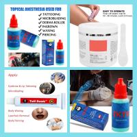 China New Brand Customized Body Anesthetic Blue Tktx Numbing Gel Pain-Relieving Eyebrows Eyelids Tattoo During Tattoo for sale