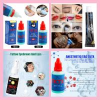 China New Brand Customized Body Anesthetic Blue Tktx Numbing Gel Pain-Relieving Eyebrows Eyelids Tattoo During Tattoo for sale