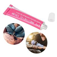 China Eyebrow Eyeliner Tattoo Pain Relief Cream Topical Eye Anesthetic Numb Cream for sale
