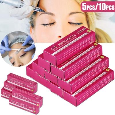 China Eyebrow Eyeliner Tattoo Pain Relief Cream Topical Eye Anesthetic Numb Cream for sale