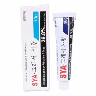 China Sya Anesthetic Numb Tattoo Pain Relief Cream Topical 10g Painless Cream for sale