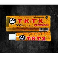China 10g Orange 55% Tktx Anaesthetic Numbs Pain Killer Cream Pain Stop Cream Pain Relief Cream For Tattoo Factory Supply for sale