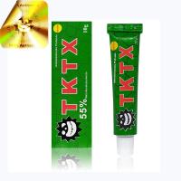 China 10g 55% Green Tktx Anaesthetic Numbs Skin Fast Cream No Pain Cream Pain Relief Cream For Tattoo Makeup Factory Supply for sale