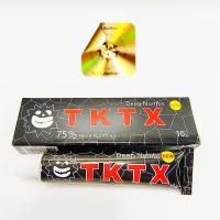 China Tktx 75% Tattoo Numb Skin Fast Cream Painless Anaesthetic Cream For Permanent Makeup for sale