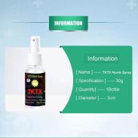 China OEM 1oz 30ml Beauty Body Eyebrow Tattoo Skin Tktx Numbing Spray During Tattooing Lidocain Tktx Numb Anesthetic Spray for sale