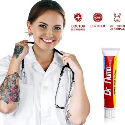 China Dr Numb Tattoo Painless Numbing Cream Anesthetic Pain Killer Piercing Makeup Eyebrow Embroidered for sale