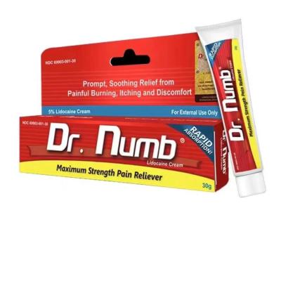 China Dr Numb Permanent Makeup Anaesthetic Numb Cream Pain Stop Pain Killer Pain Relief Painless For Tattoo for sale