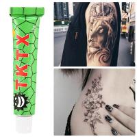 China Green TKTX40% Professional Eye Anaethetic Numb Cream Painkiller Painless Cream For Eyebrow Eyeliner Tattoo for sale