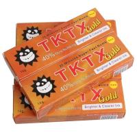 China Gold TKTX40% Tattoo Piercing Numb Cream Anesthetic Skin Fast No Pain Cream for sale