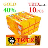 China Gold TKTX40% Tattoo Piercing Numb Cream Anesthetic Skin Fast No Pain Cream for sale