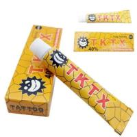 China Gold TKTX40% Anaesthetic Numb Skin Fast Cream Pain Relief Cream For Micro Needle for sale