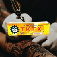 China Gold TKTX40% Anaesthetic Numb Skin Fast Cream Pain Relief Cream For Micro Needle for sale