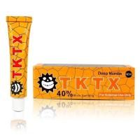 China Gold tktx40% Tattoo Piercing Numb Cream 10g Anesthetic Skin Fast No Pain Cream for sale