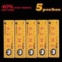 China Gold tktx40% Tattoo Piercing Numb Cream 10g Anesthetic Skin Fast No Pain Cream for sale