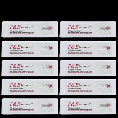 China F&E Tattooist Pain Free Tattoo Numbing Cream Painless Anaesthetic For Permanent Makeup Numb for sale