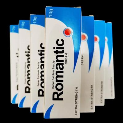 China Romantic 10g Anaesthetic Numb Pain Stop Cream Pain Relief Cream For Micro Needle Factory Supply for sale