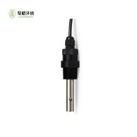China Medical Wastewater Conductivity Sensor 200 μS/cm Range Titanium Alloy Electrode NPT 3/4