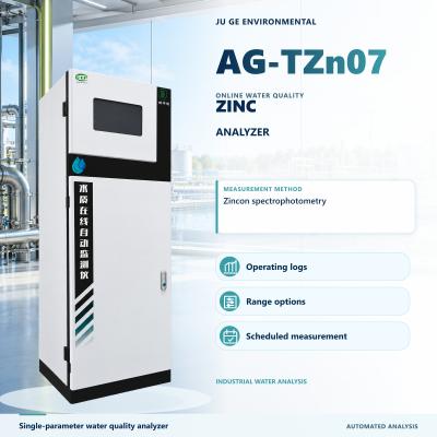 China 0-20mg/L Range Total Zinc Online Water Quality Analyzer with RS-232 4-20mA RS-485 Output and 30min Measurement Period for Total Zinc Wastewater Analyzer for sale