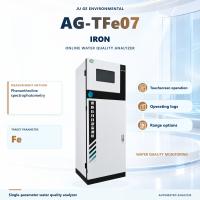 China Phenanthroline Spectrophotometric Method Total Iron Analyzer with 0-20mg/L Range and RS-232 4-20mA RS-485 Output for Iron Online Water Quality Analyzer for sale