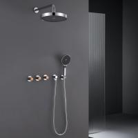 China Anti Seepage Waterproof Bath Sanitary Ware Concealed Ceiling Shower Head With Handheld Shower for sale