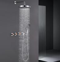China Anti Seepage Waterproof Bath Sanitary Ware Concealed Ceiling Shower Head With Handheld Shower for sale