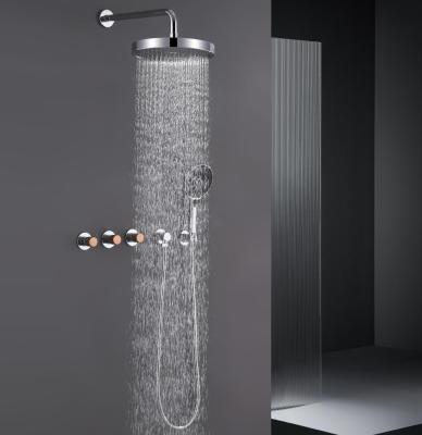 China Anti Seepage Waterproof Bath Sanitary Ware Concealed Ceiling Shower Head With Handheld Shower for sale