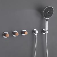 China Anti Seepage Waterproof Bath Sanitary Ware Concealed Ceiling Shower Head With Handheld Shower for sale