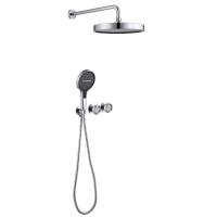 China Chrome Bath Sanitary Ware Concealed Rain Shower Mixer Set Handheld for sale
