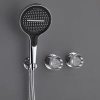 China Chrome Bath Sanitary Ware Concealed Rain Shower Mixer Set Handheld for sale