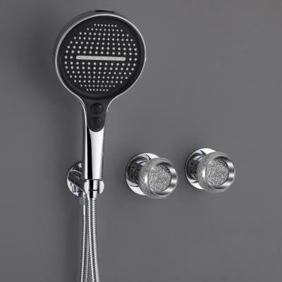 China Chrome Bath Sanitary Ware Concealed Rain Shower Mixer Set Handheld for sale