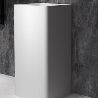 China Freestanding Scratch Proof Bathroom Pedestal Basin Sink For Luxury Powder Room ODM for sale