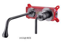 China Stainless Steel Bathroom Faucet Taps Faucet Brushed Brass Matte Black Sanitary Wares for sale