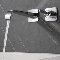 China Square Flat Escutcheon Bathroom Faucet Taps Single Hole Brushed Gold Chrome Gunmetal OEM for sale