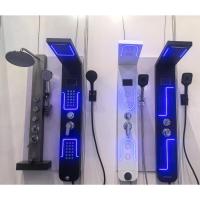 China Multifunction Bath Sanitary Ware Body Jets LED Shower Panel Tower Handheld Spray Stainless Steel for sale